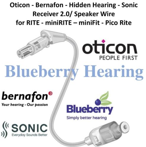 Oticon / Bernafon / Sonic C1 RITE Receiver / Speaker – Blueberry ...